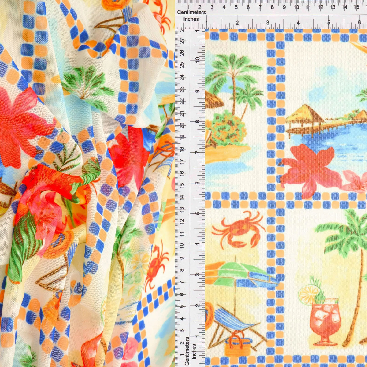 Scenery Digital Print Mesh Fabric - | Shopify Wholesale V2 – Fabric ...